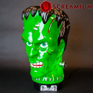 Giant Frankenstein Monster Head Animatronic Prop 20-Inch-Tall Heavy Du ...