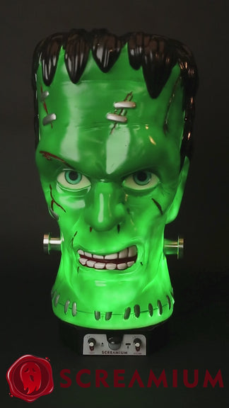 Giant Frankenstein Monster Head Animatronic Prop 20-Inch-Tall Heavy Du ...