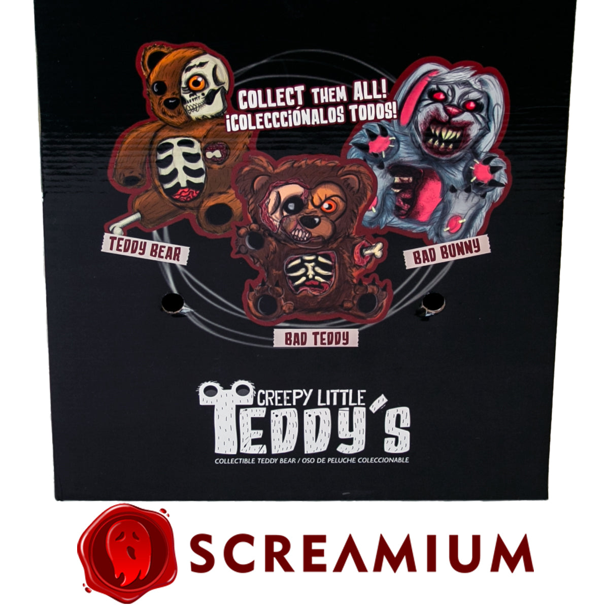 Monster Teddy Bear Skeleton Prop Halloween Decoration – SCREAMIUM