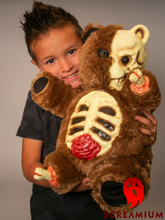 Monster Teddy Bear Skeleton Prop Halloween Decoration – SCREAMIUM