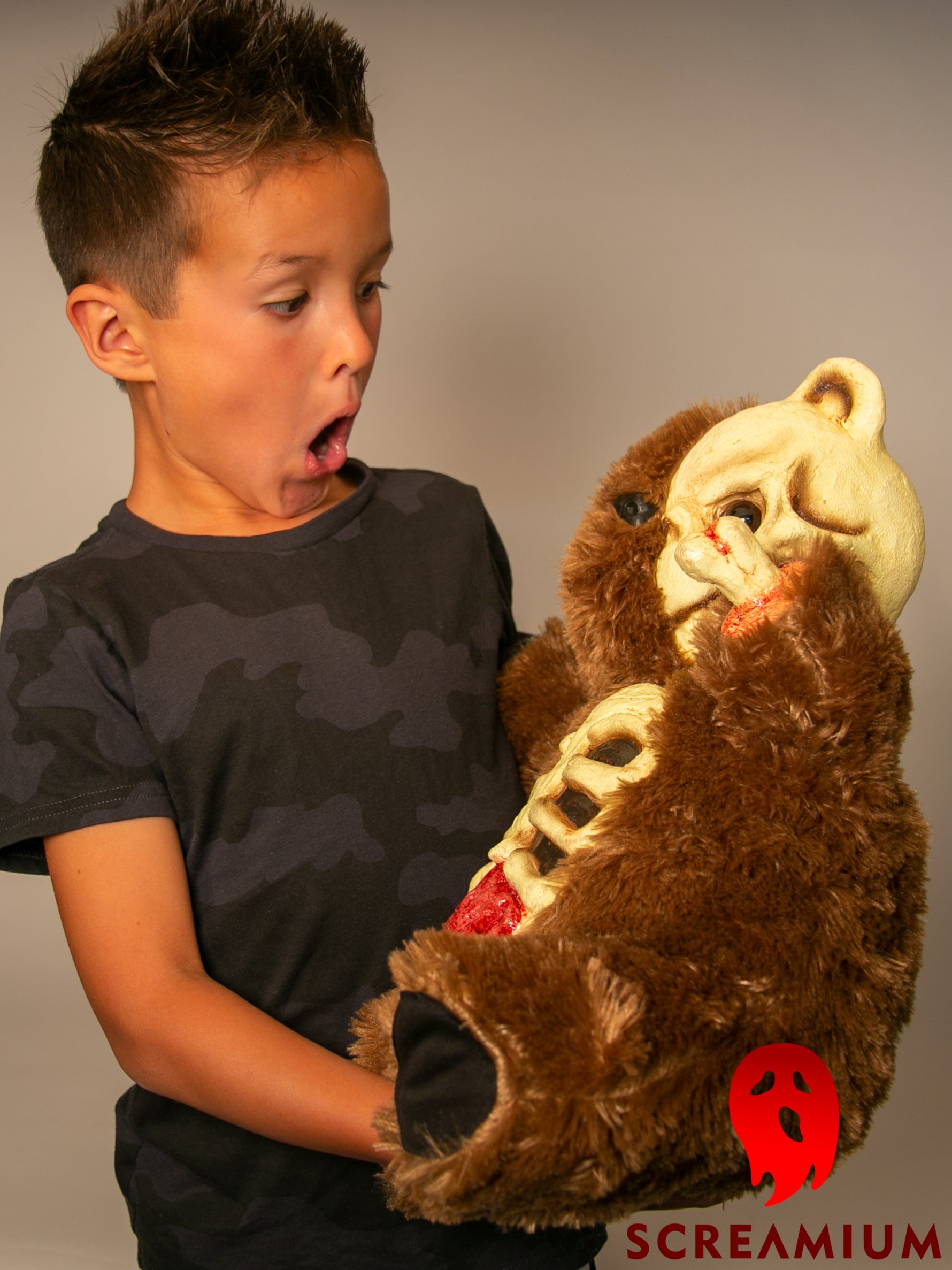 Monster Teddy Bear Skeleton Prop Halloween Decoration – SCREAMIUM