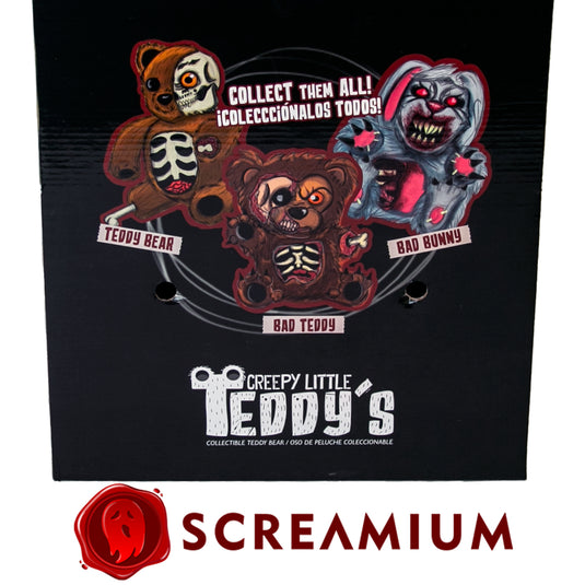 Scary Teddy Bear Prop Halloween Decoration – SCREAMIUM